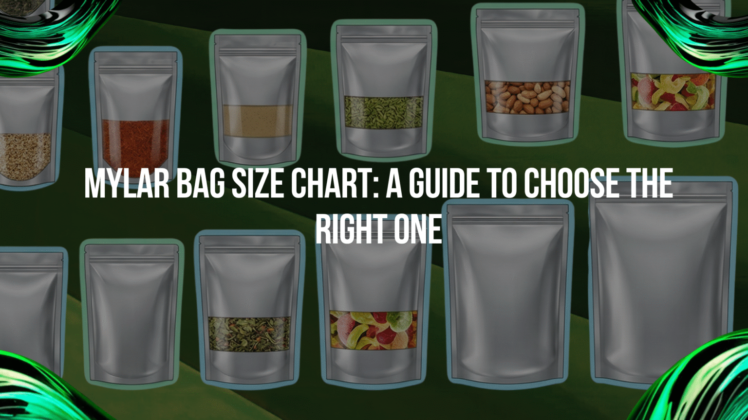 Cannabiz Supply | Mylar Bag Size Chart: A Guide to Choose the Right One ...